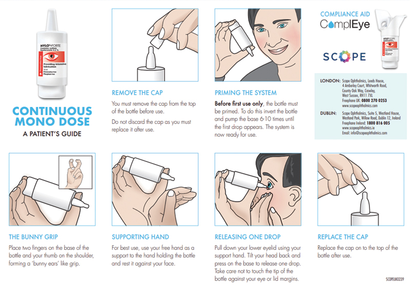 Hycosan Intense Instructions For Use Document - Scope Eyecare