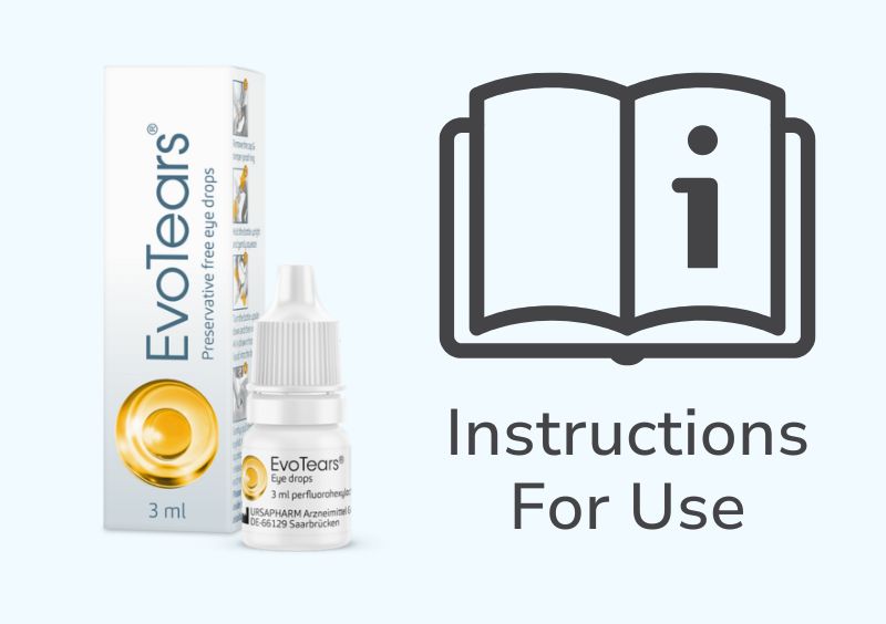 EvoTears Instructions For Use Document - Scope Eyecare
