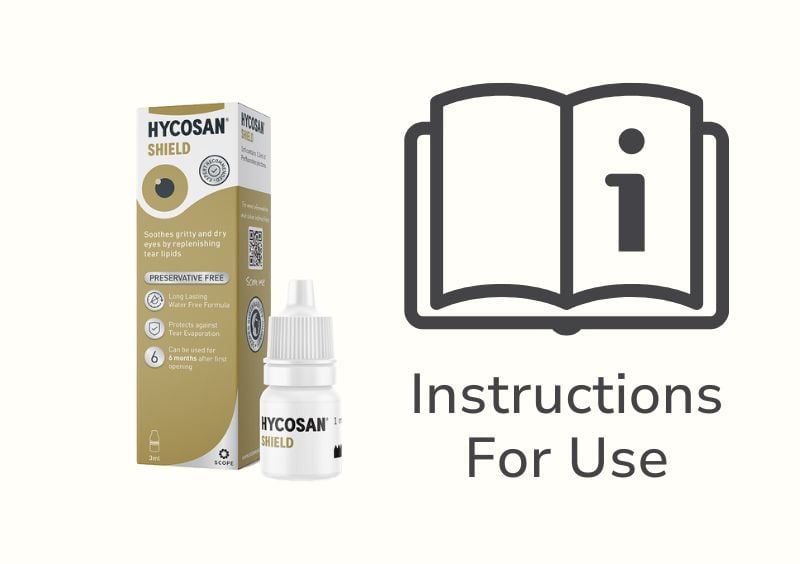 Hycosan Shield Instructions For Use Document - Scope Eyecare