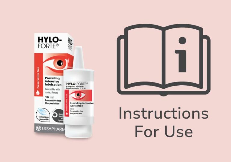 Hylo Forte Instructions For Use Document - Scope Eyecare