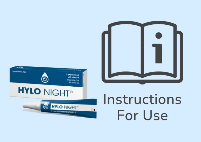 Hylo Night Instructions For Use Document - Scope Eyecare
